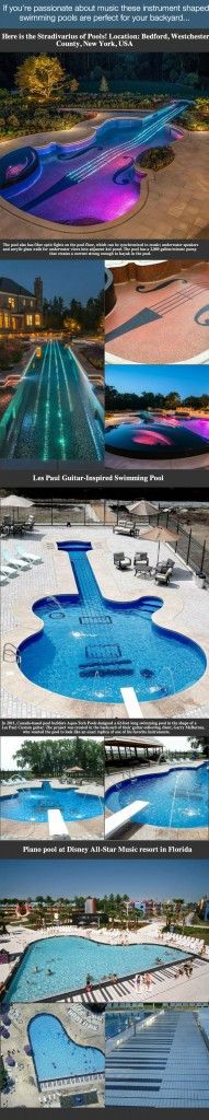 Amazing Swimming Pools Shaped Like Musical Instruments - CMUSE