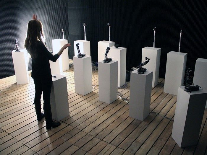 Russian Artist Conducts A 12-Robot Orchestra