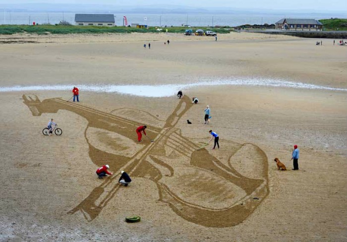 Seven Beautiful Classical Music-Inspired Sand Artworks