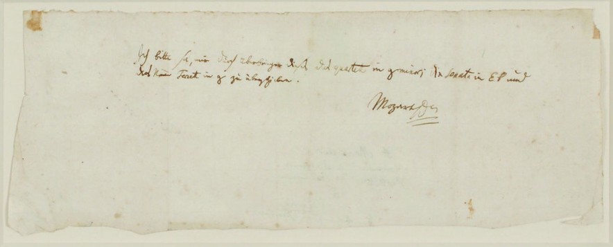 Mozart’s letter asking for his music back sells for over $200,000 at ...