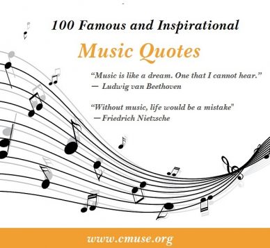 100 Famous and Inspirational Music Quotes - CMUSE