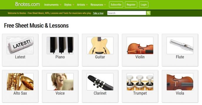 Top 7 Music Notes Websites to Download Free Sheet Music - CMUSE