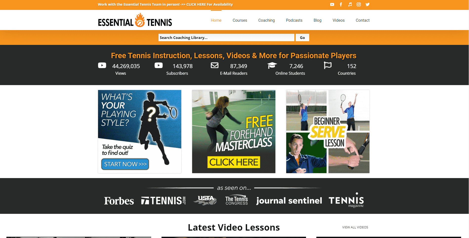 24 Websites to Learn Tennis Lesson Online (Free and Paid Tennis Courses ...