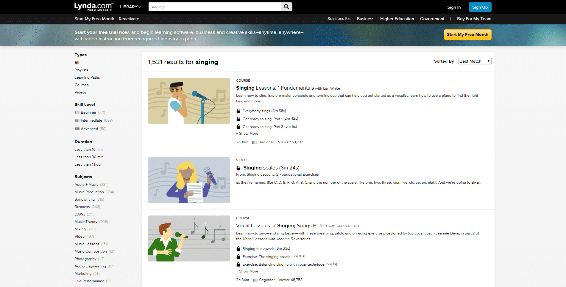 30 Websites to Learn Singing Lesson Online (Free and Paid Singing ...