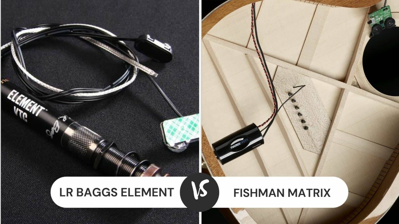 LR Baggs Element vs Matrix Infinity- Which One? - CMUSE