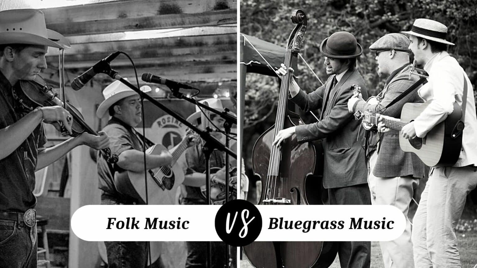 Folk Music vs Bluegrass: What's The Difference? - CMUSE