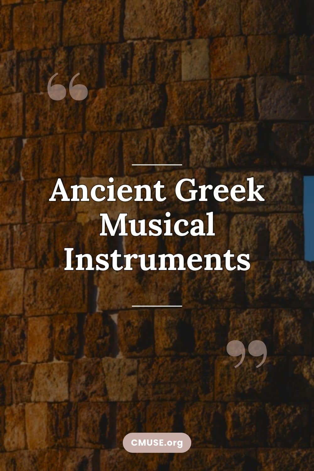 7 Ancient Greek Musical Instruments You Should Know About - CMUSE
